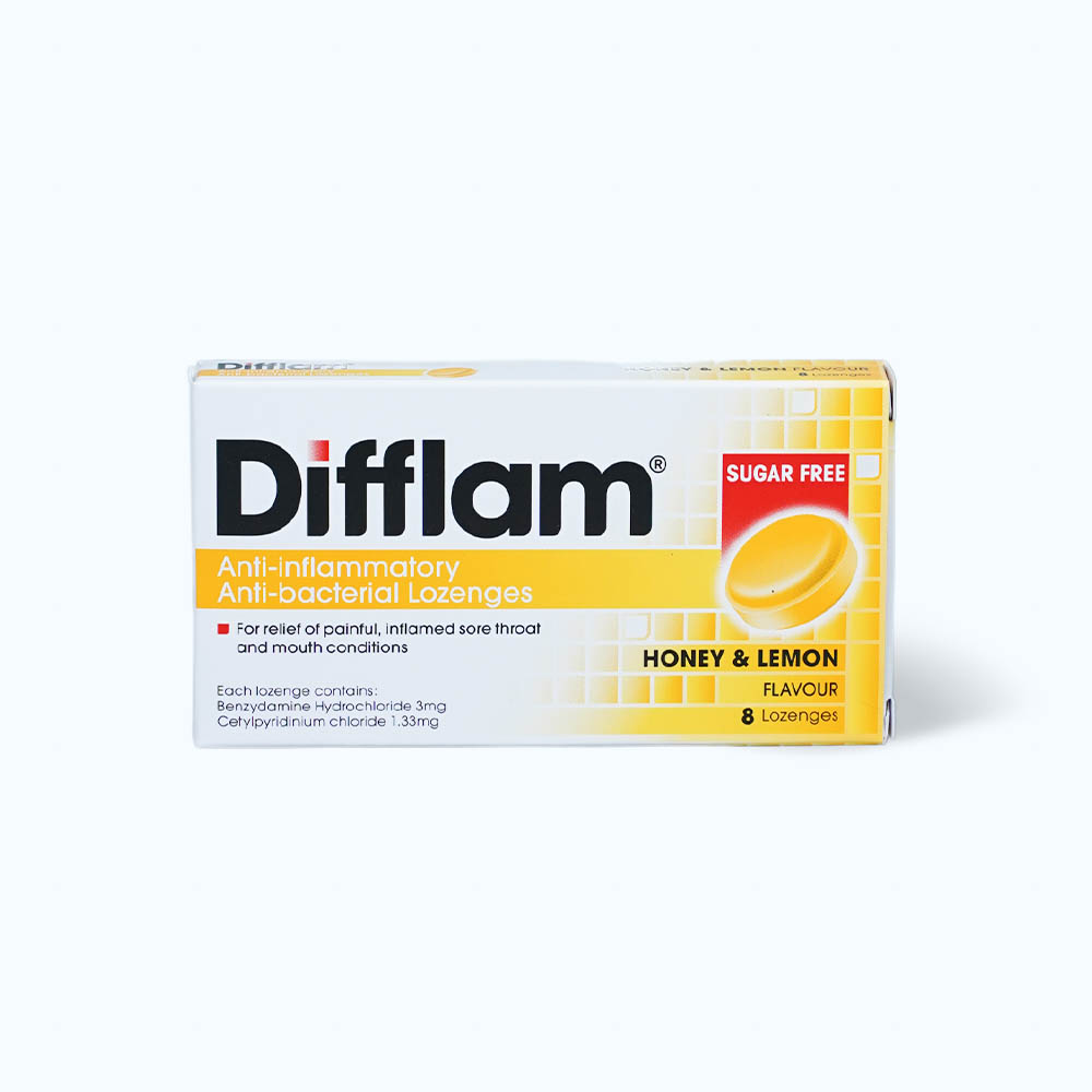Difflam Lozenges (Honey & Lemon)