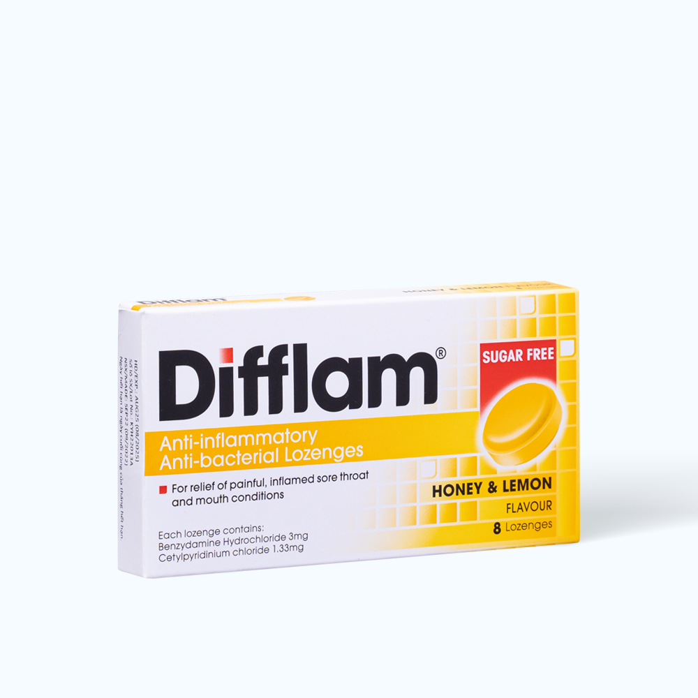 Difflam Lozenges (Honey & Lemon)