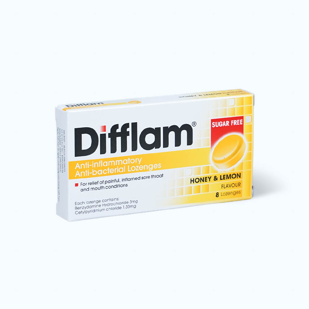 Difflam Lozenges (Honey & Lemon)