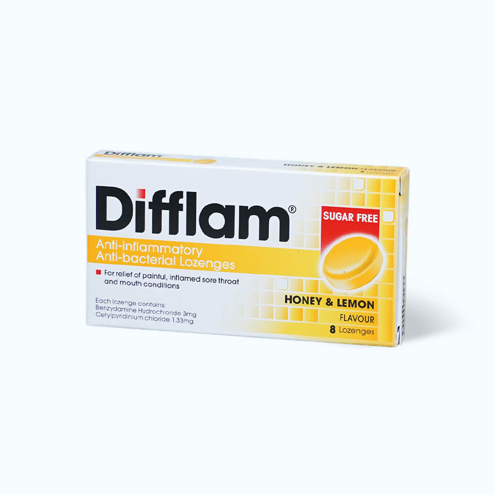 Difflam Lozenges (Honey & Lemon)