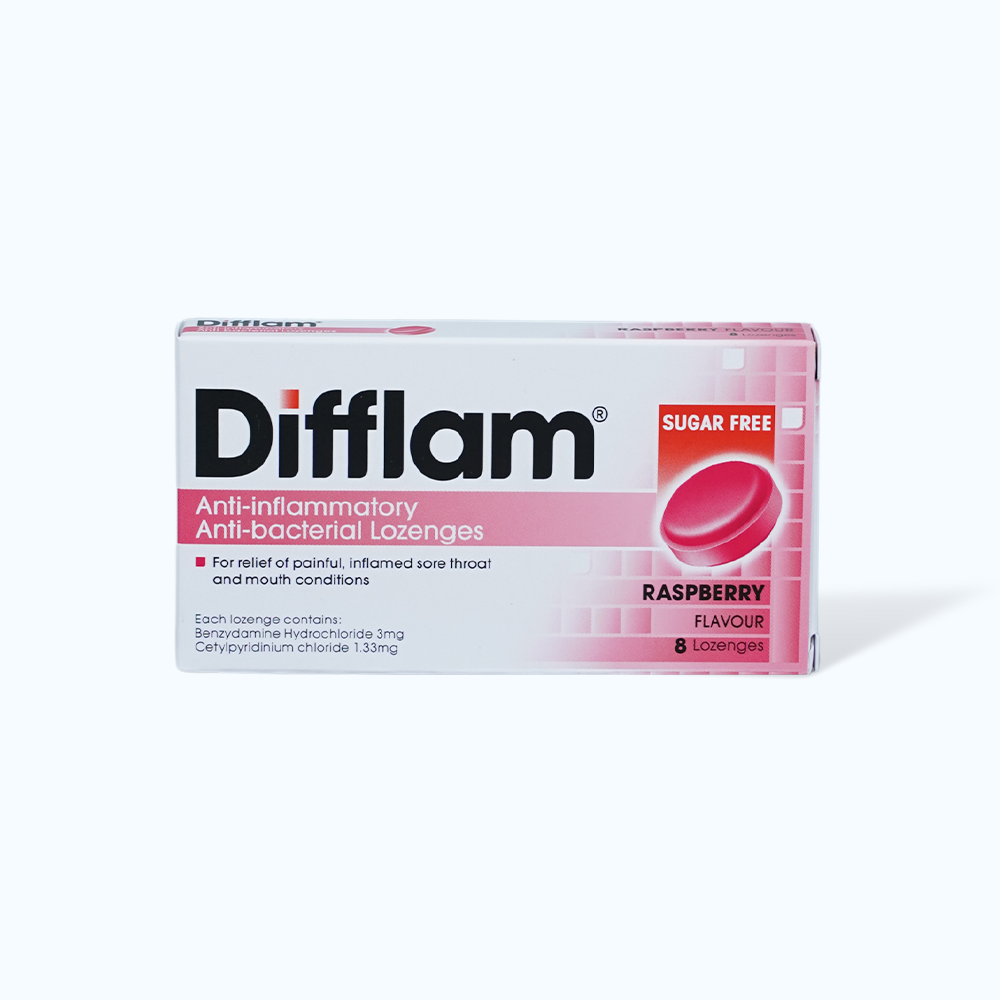 Difflam Lozenges (Raspberry)