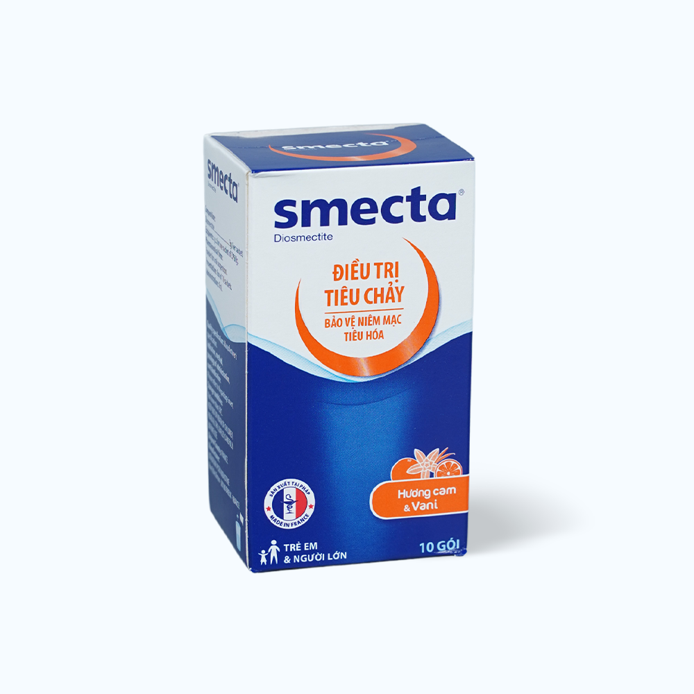 Bột pha hỗn dịch uống Smecta điều trị tiêu chảy, rối loạn tiêu hóa (hộp ...