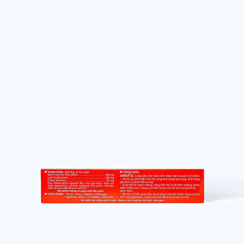 Hỗ trợ trí não & ăn ngon cho trẻ từ 2 tuổi Traphaco Antot IQ (Hộp 20 ...