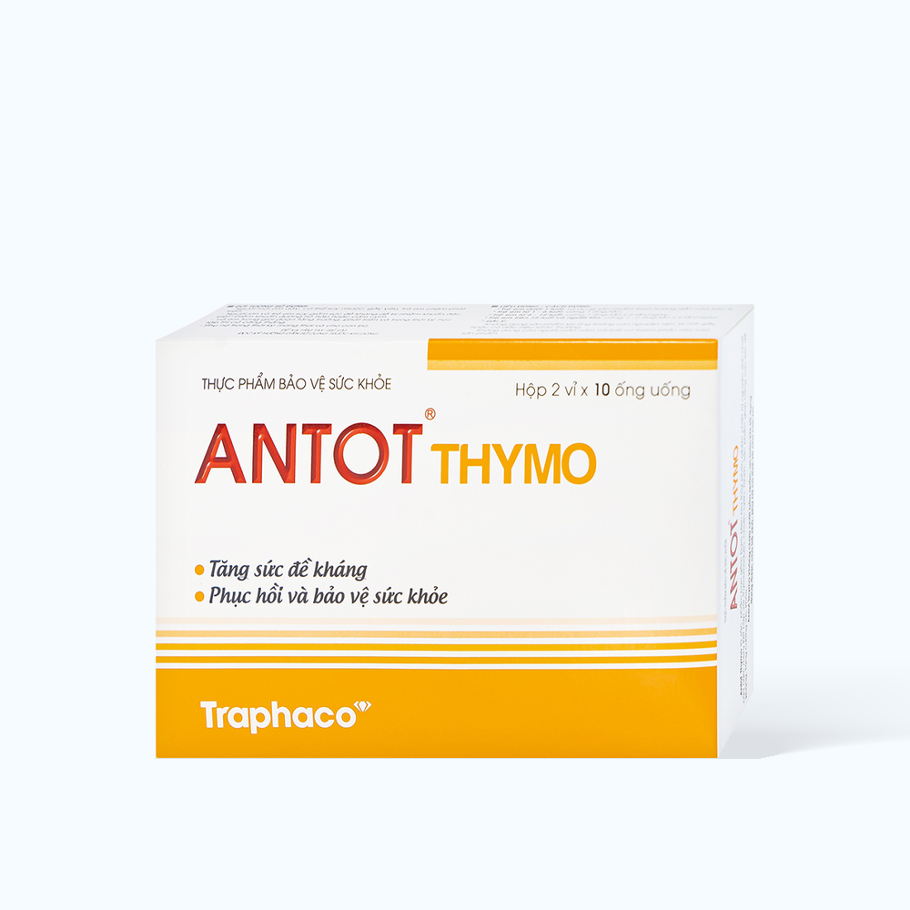 Dung dịch uống Antot Thymo Traphaco tăng cường sức đề kháng cho trẻ từ ...