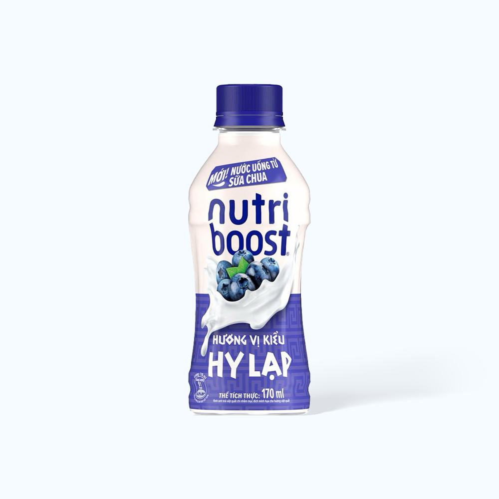 Nước uống sữa chua Hy Lạp hương việt quất Nutri Boost 170ML